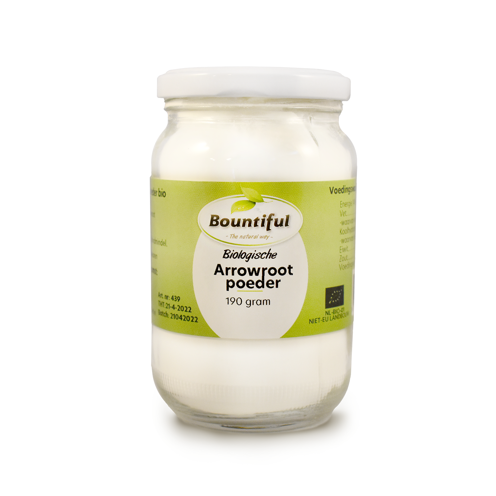 Arrowroot Poeder 190g Bio Kopen Bountiful The Natural Way arrowroot-poeder-190g-bio-kopen-bountiful-the-natural-way